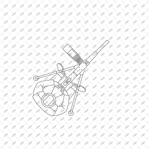 CAD, Vector Defense Personnel in Top View