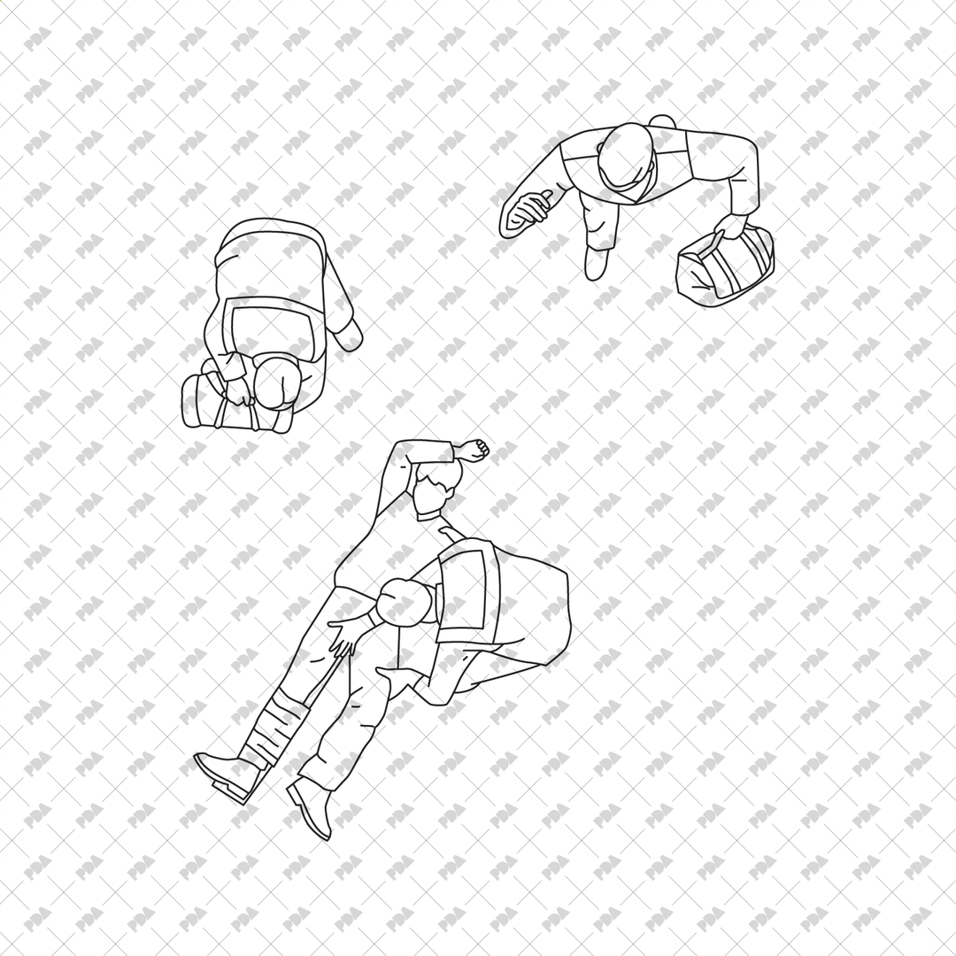 CAD, Vector Emergency Medical Workers, EMTs and First Responders in Top ...