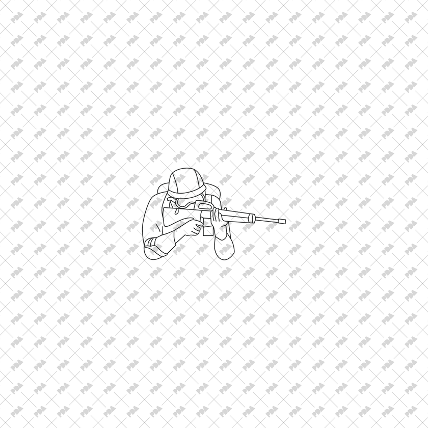 CAD, Vector Defense Personnel in Top View