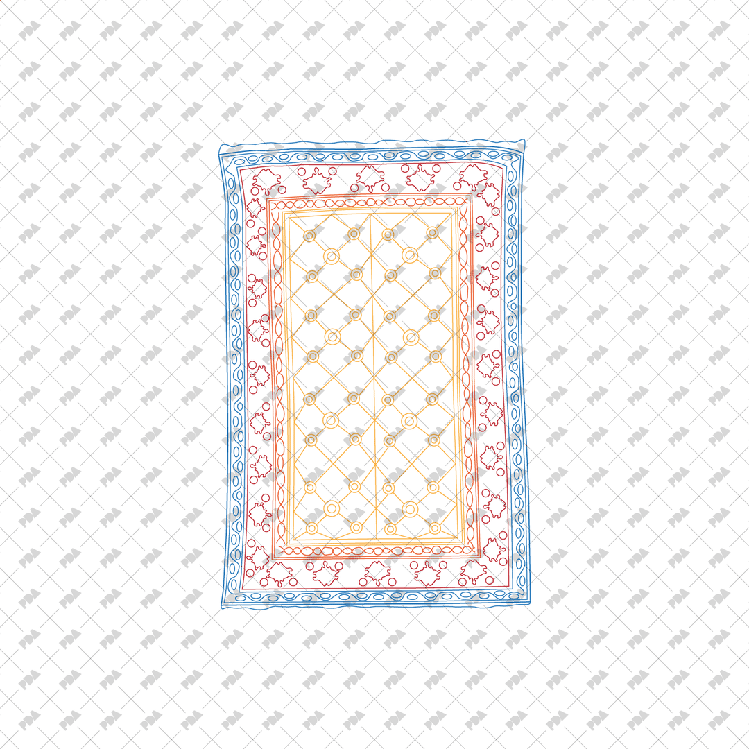 CAD, Vector, PNG Carpets and Rugs in Color and B/W