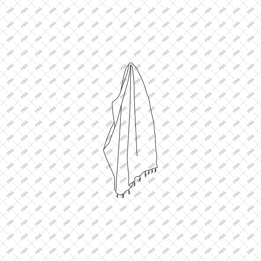 CAD Vector Towels for Architectural Drawings