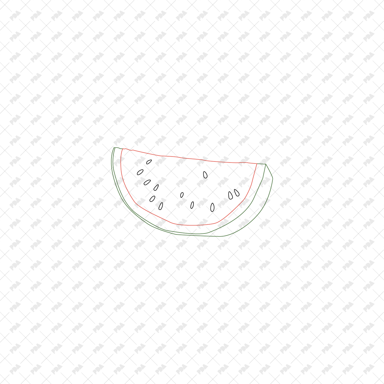 CAD, Vector Fruits and Veggies Set