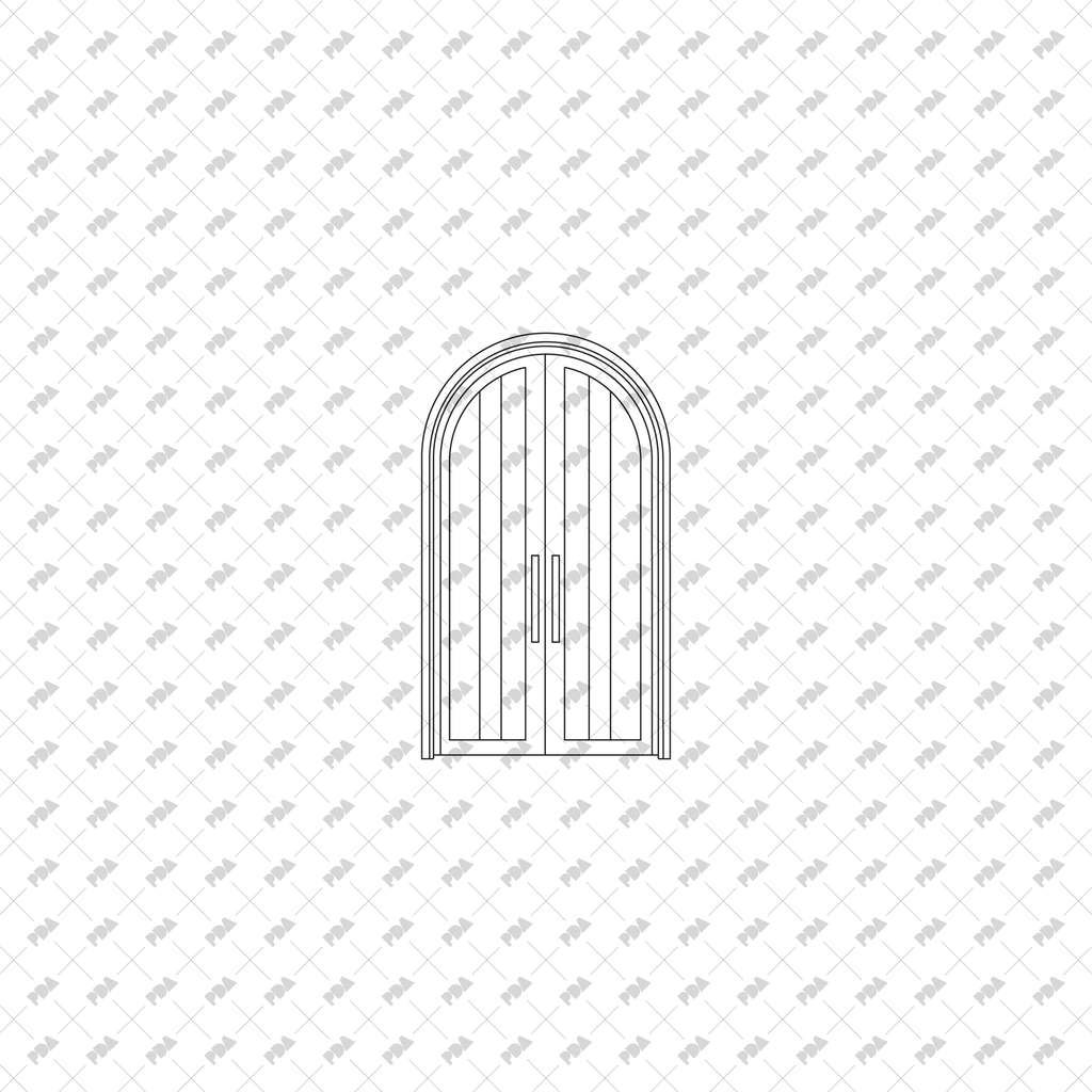 CAD Vector Doors Set for Architectural Drawings