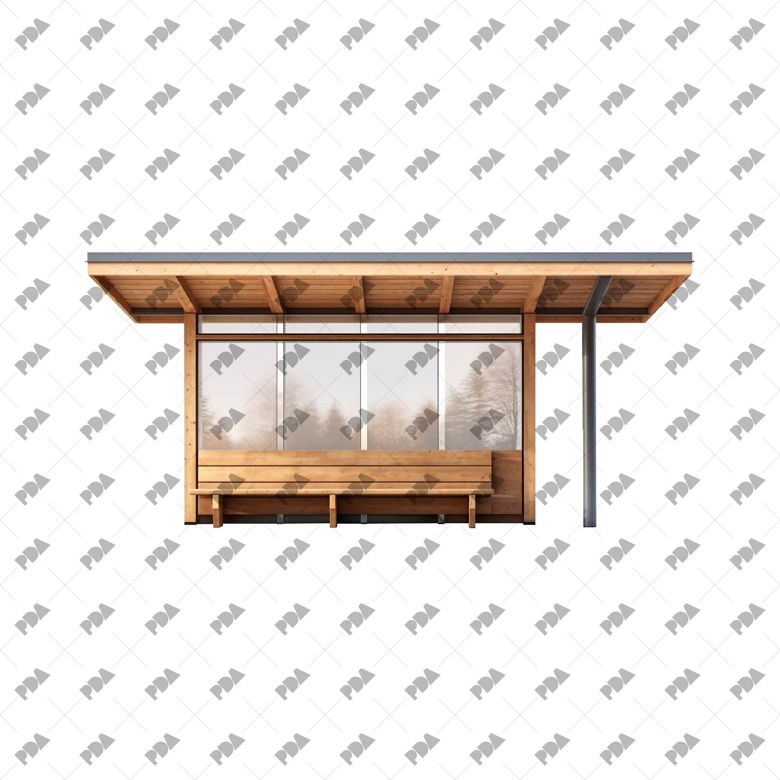 Cutout Bus Stops for Architectural Collages – Post Digital Architecture