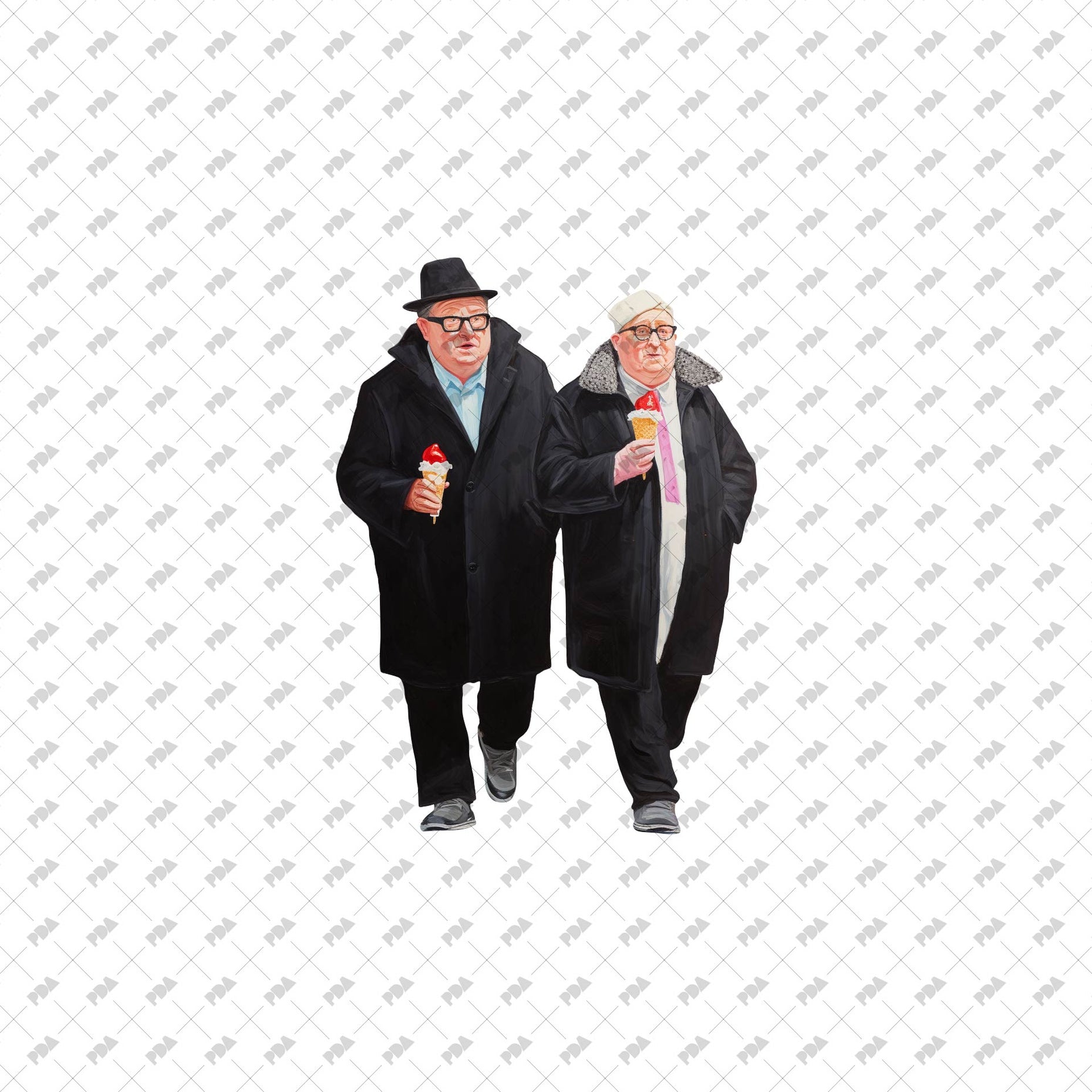 PNG Post Digital Collage Winter Duos Set | Post Digital Architecture