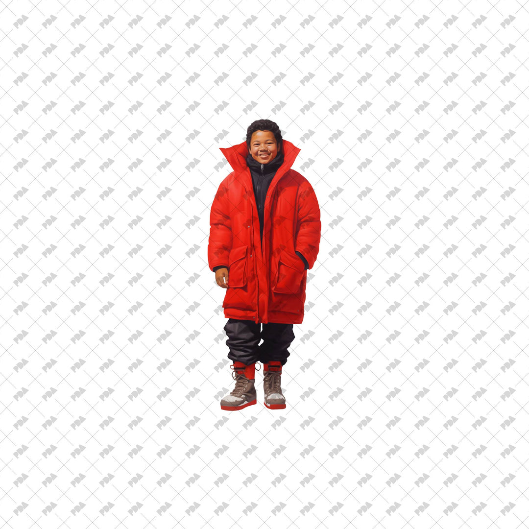 PNG Cutout Post Digital Collage Winter Characters