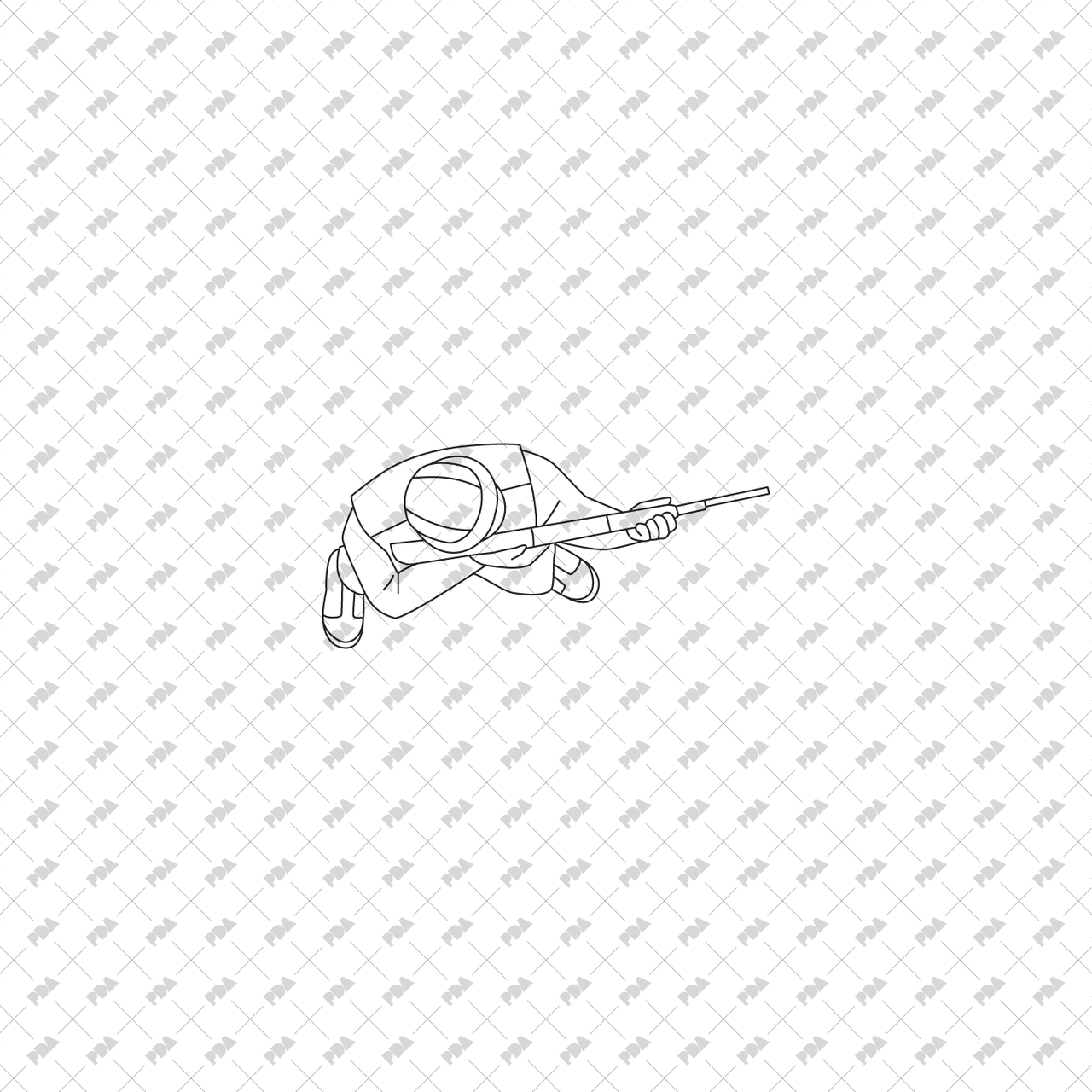 CAD, Vector Defense Personnel in Top View