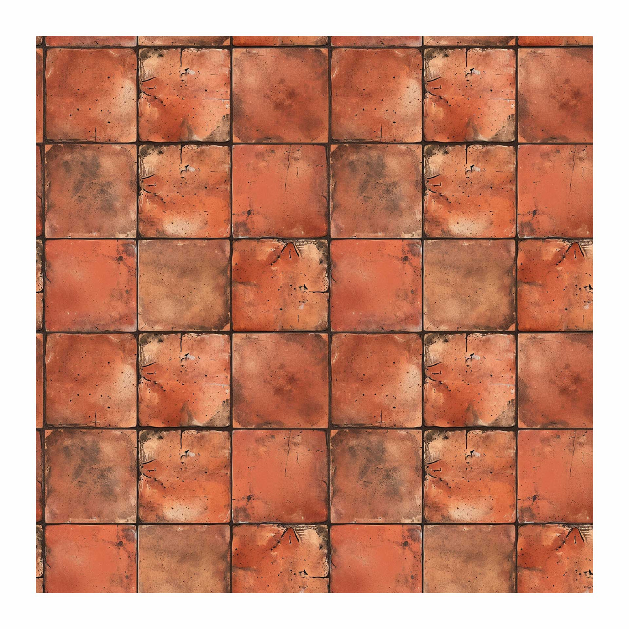 Seamless Terracotta Tile Patterns for Illustrator Designs