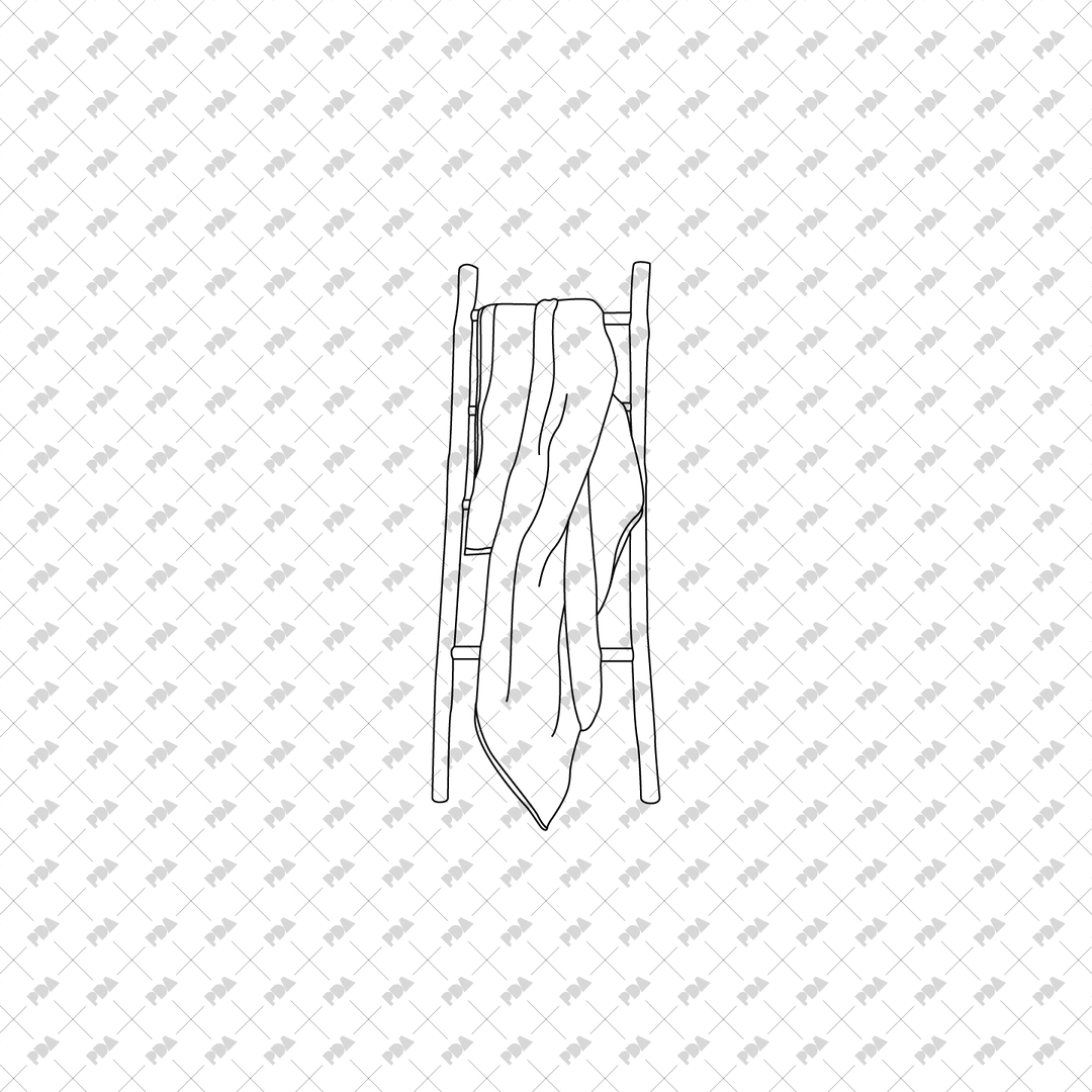 CAD Vector Towels for Architectural Drawings