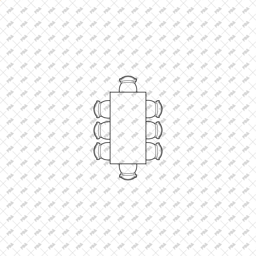 CAD, Vector, PNG Tables, Desks and Chairs in Top View