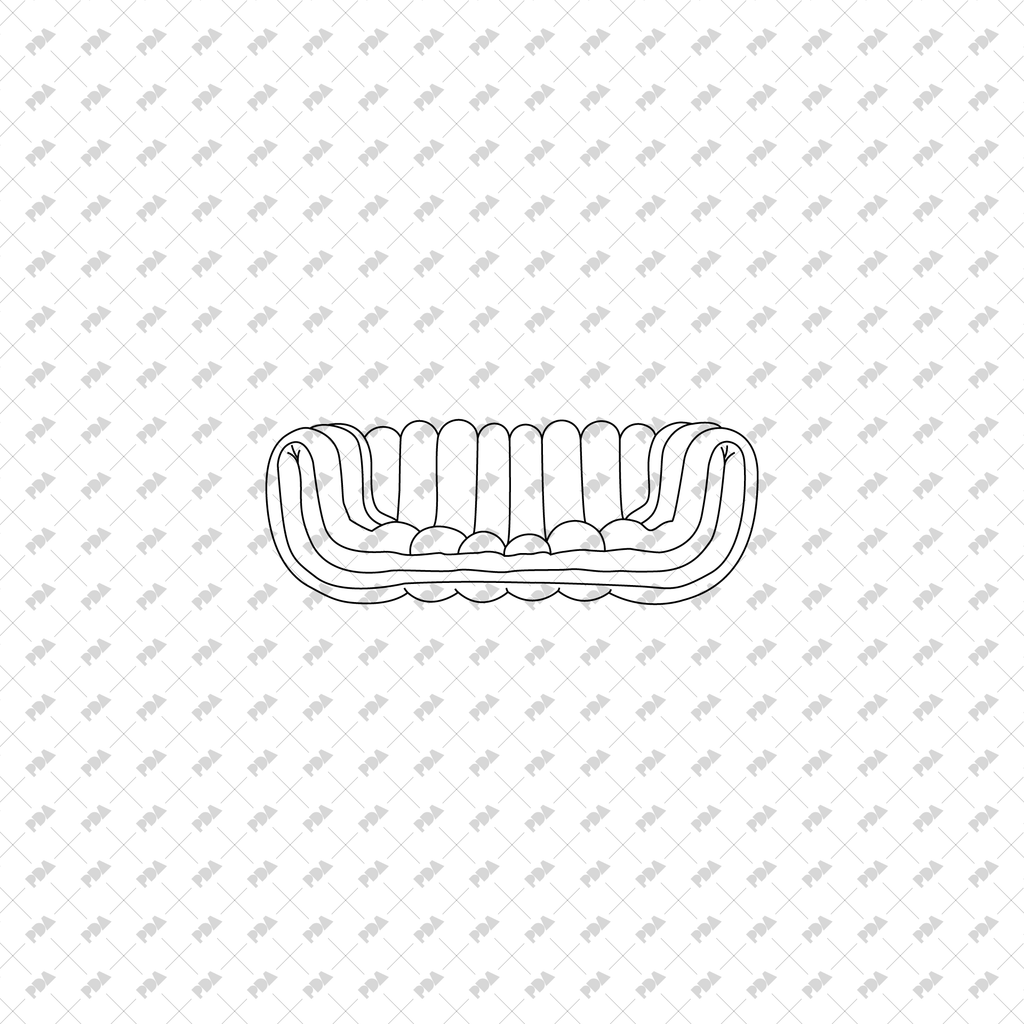 CAD, Vector Sofas in Front View