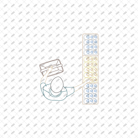 CAD, Vector, PNG Supermarket Items – Top View in Color & B/W