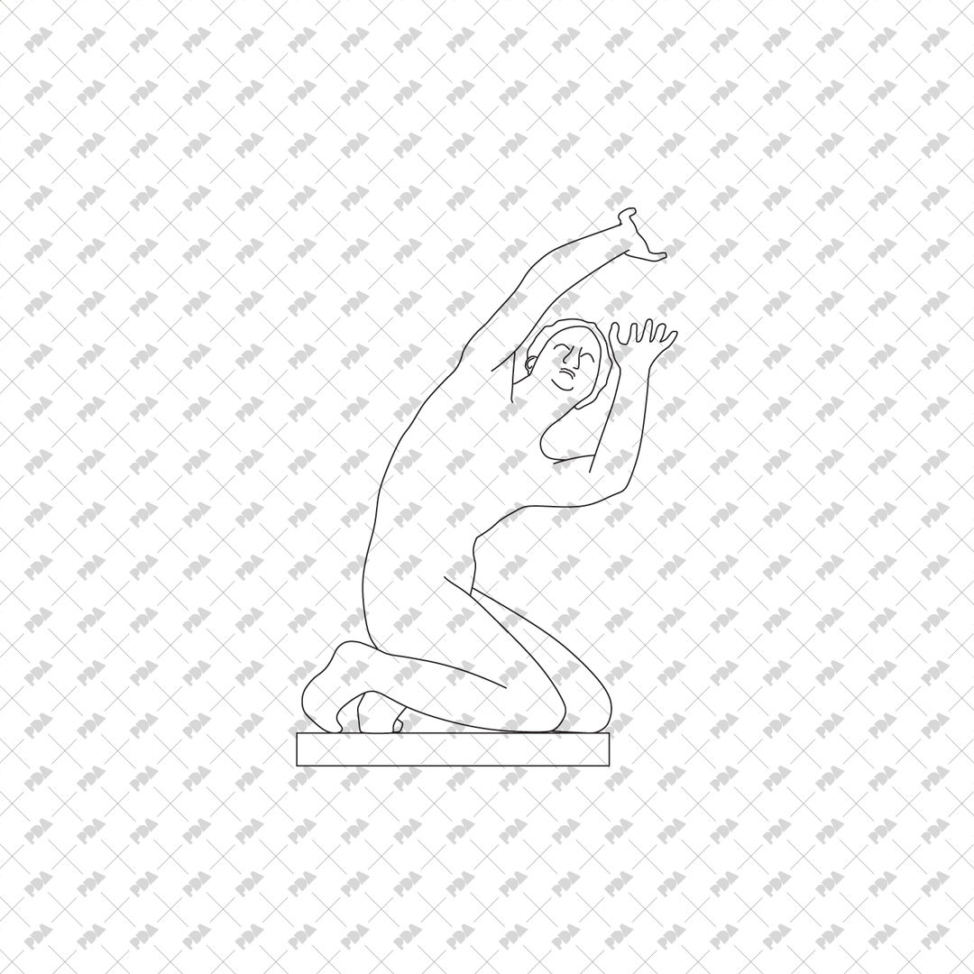 CAD, Vector Ancient Statues | Post Digital Architecture
