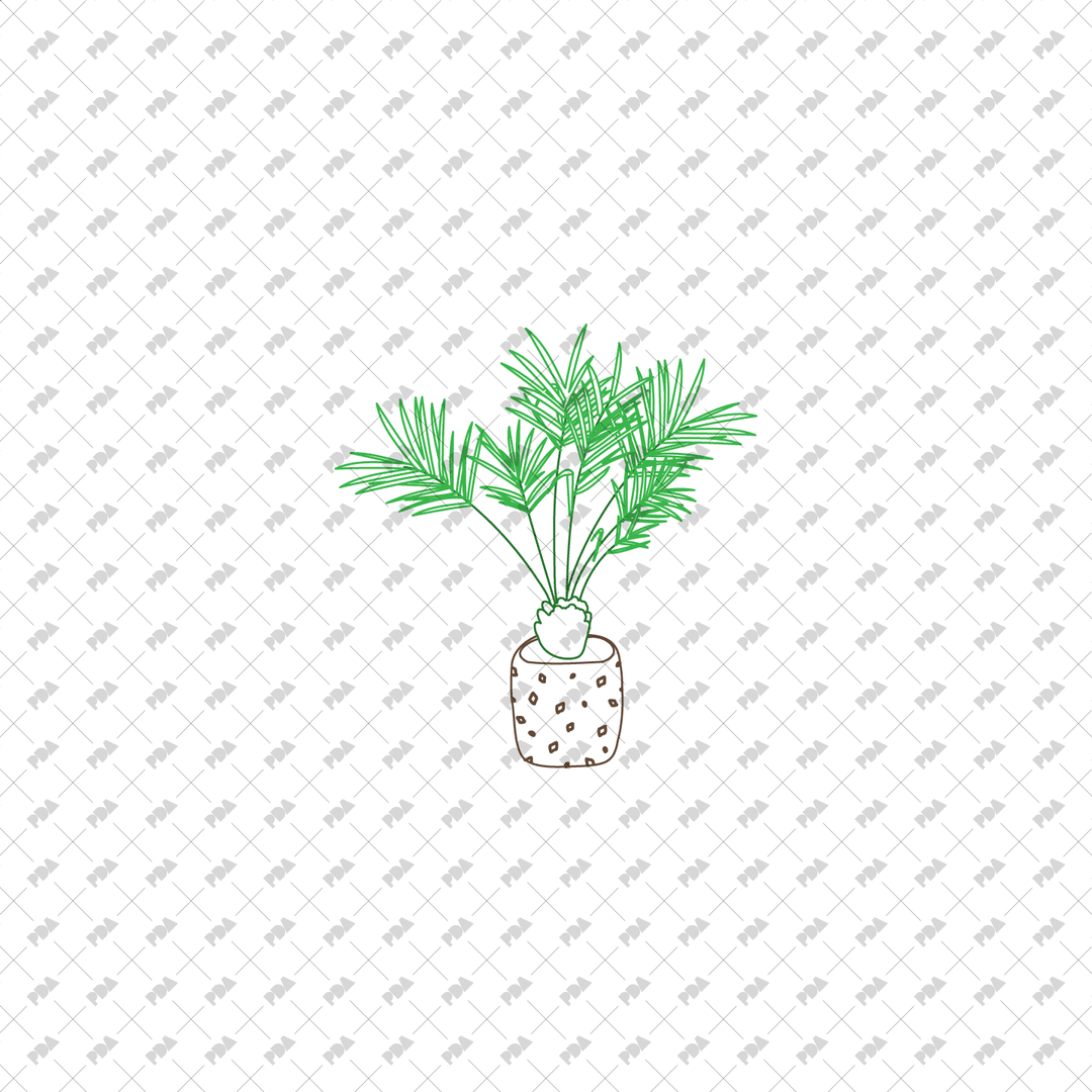 CAD, Vector Indoor Plants in Color