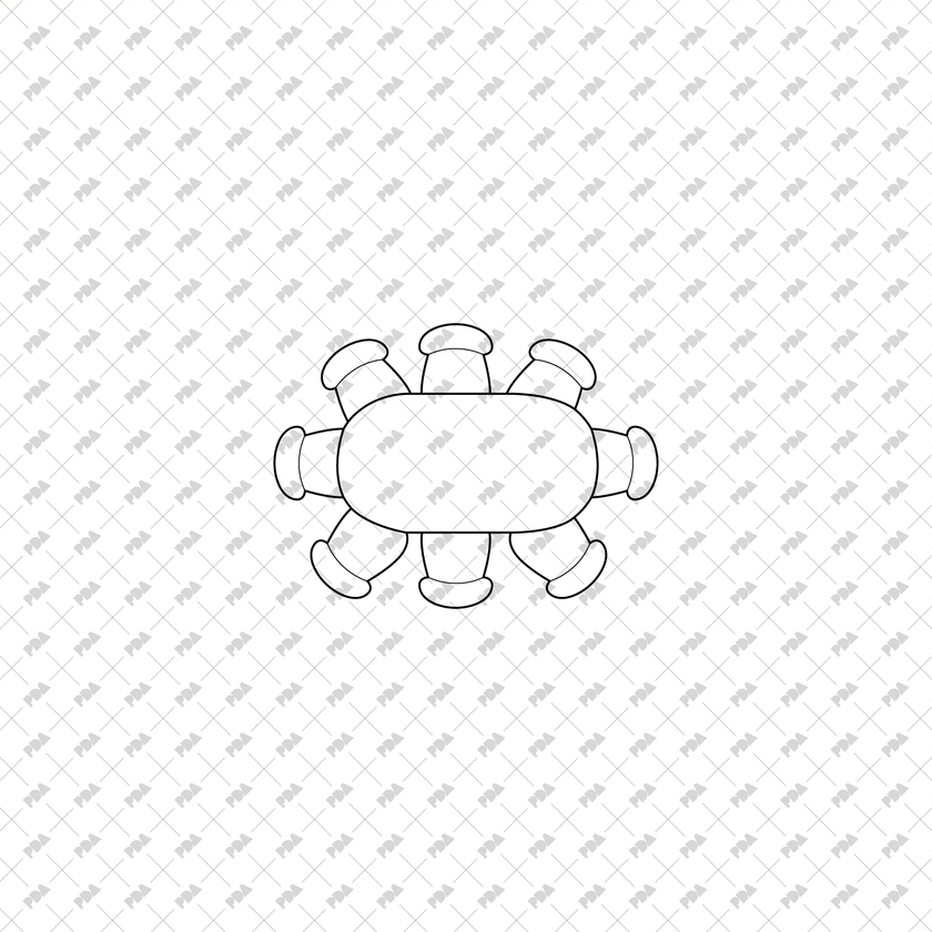 CAD, Vector, PNG Tables, Desks and Chairs in Top View