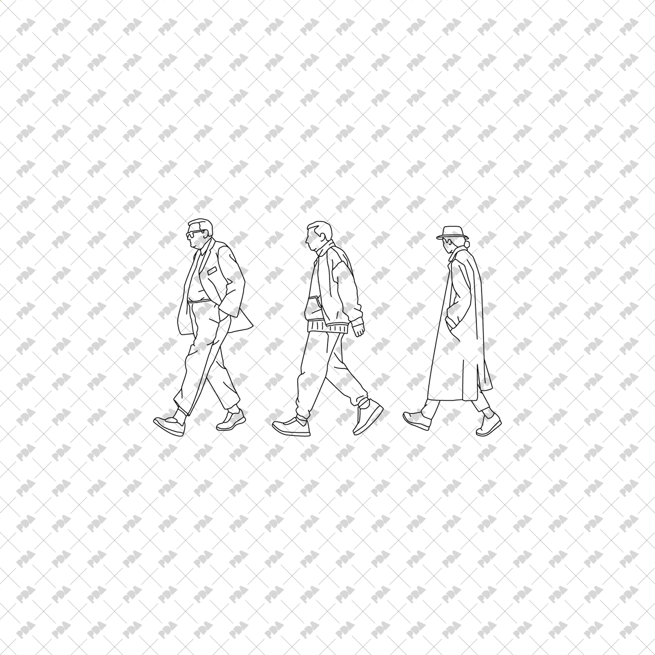 CAD, Vector Hand Drawn Characters Multi-Pack