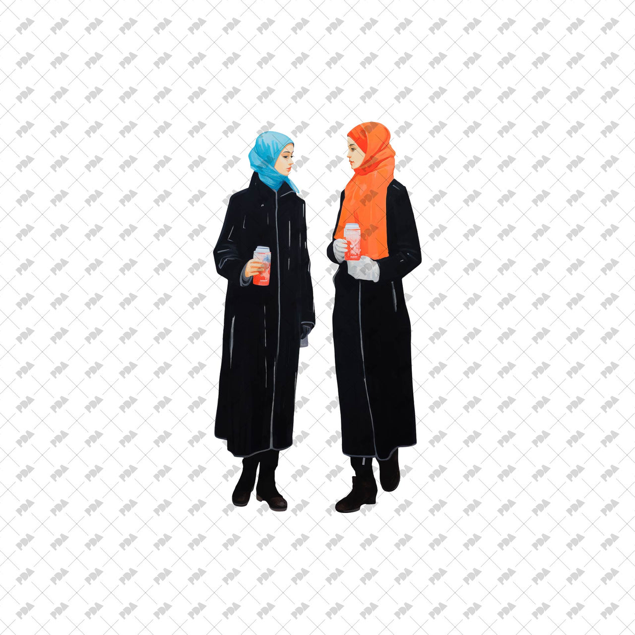 PNG Post Digital Collage Winter Duos Set