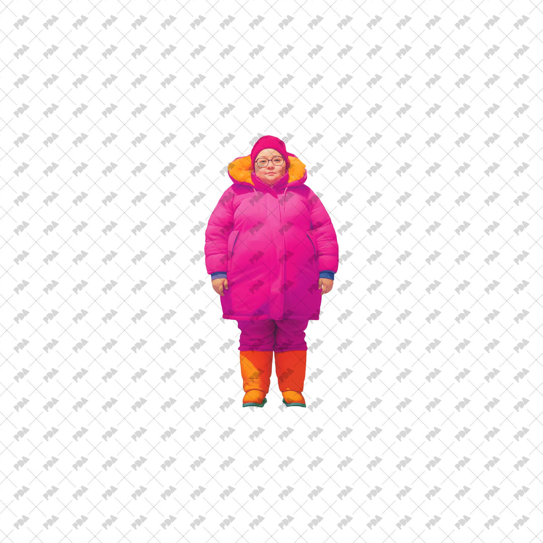 PNG Cutout Post Digital Collage Winter Characters