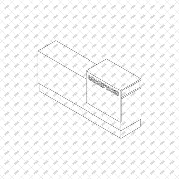 CAD, Vector Isometric Lobby Furniture Set – Post Digital Architecture