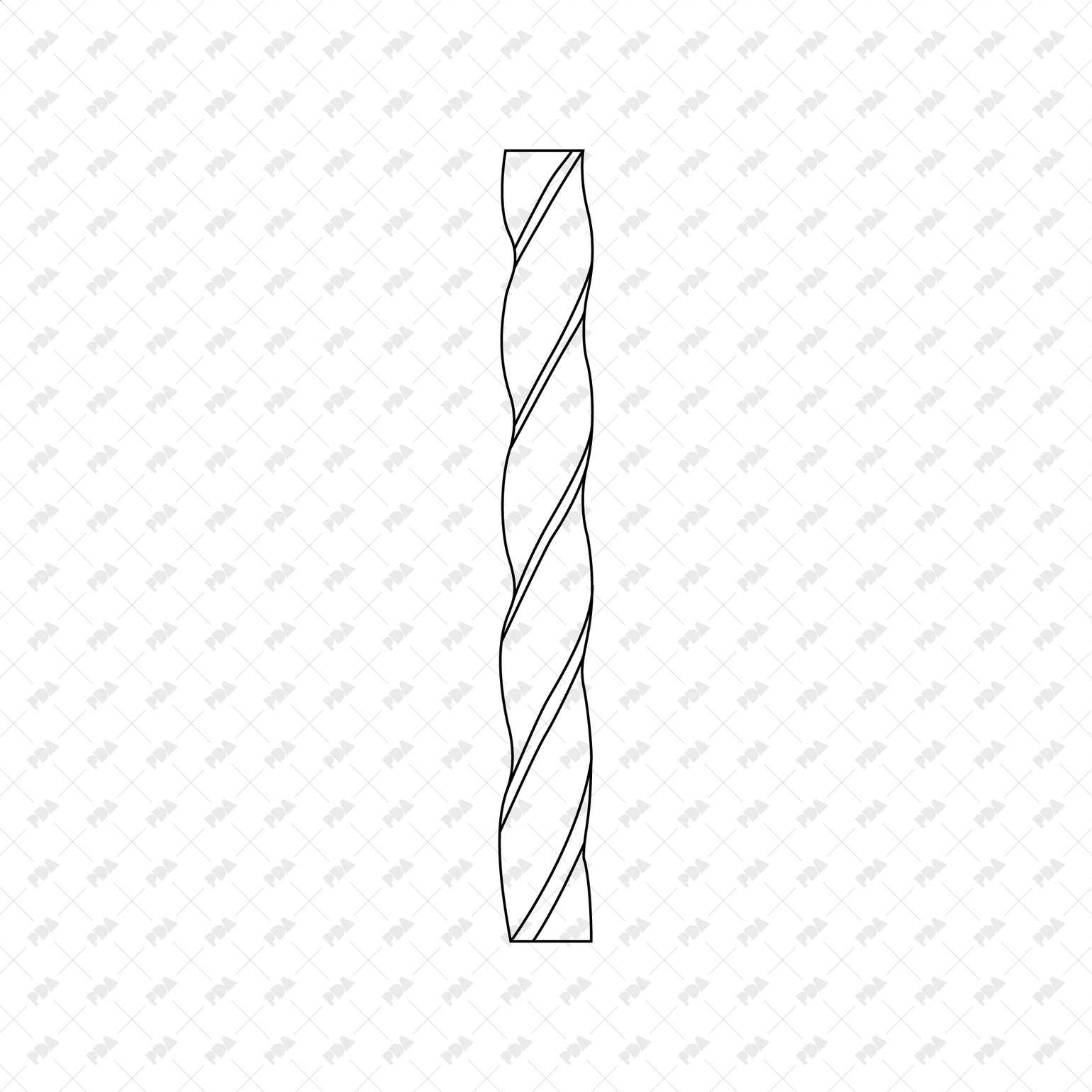 CAD, Vector Modern Columns Set