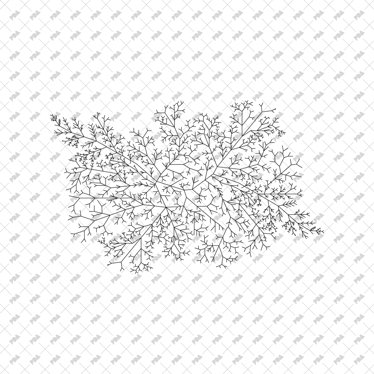CAD, Vector Bushes in Top View – Post Digital Architecture