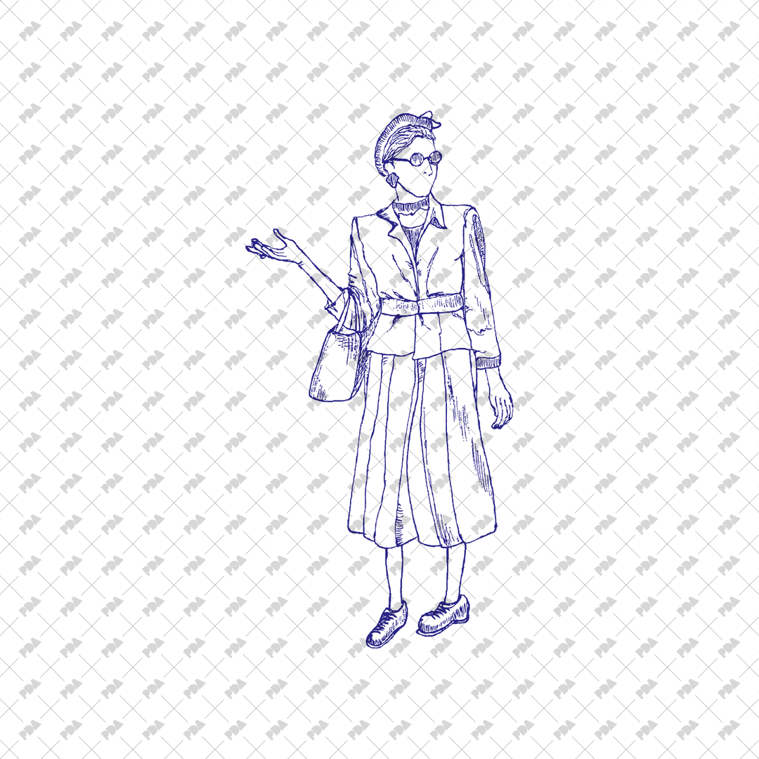 PNG Hand-Drawn Street Characters