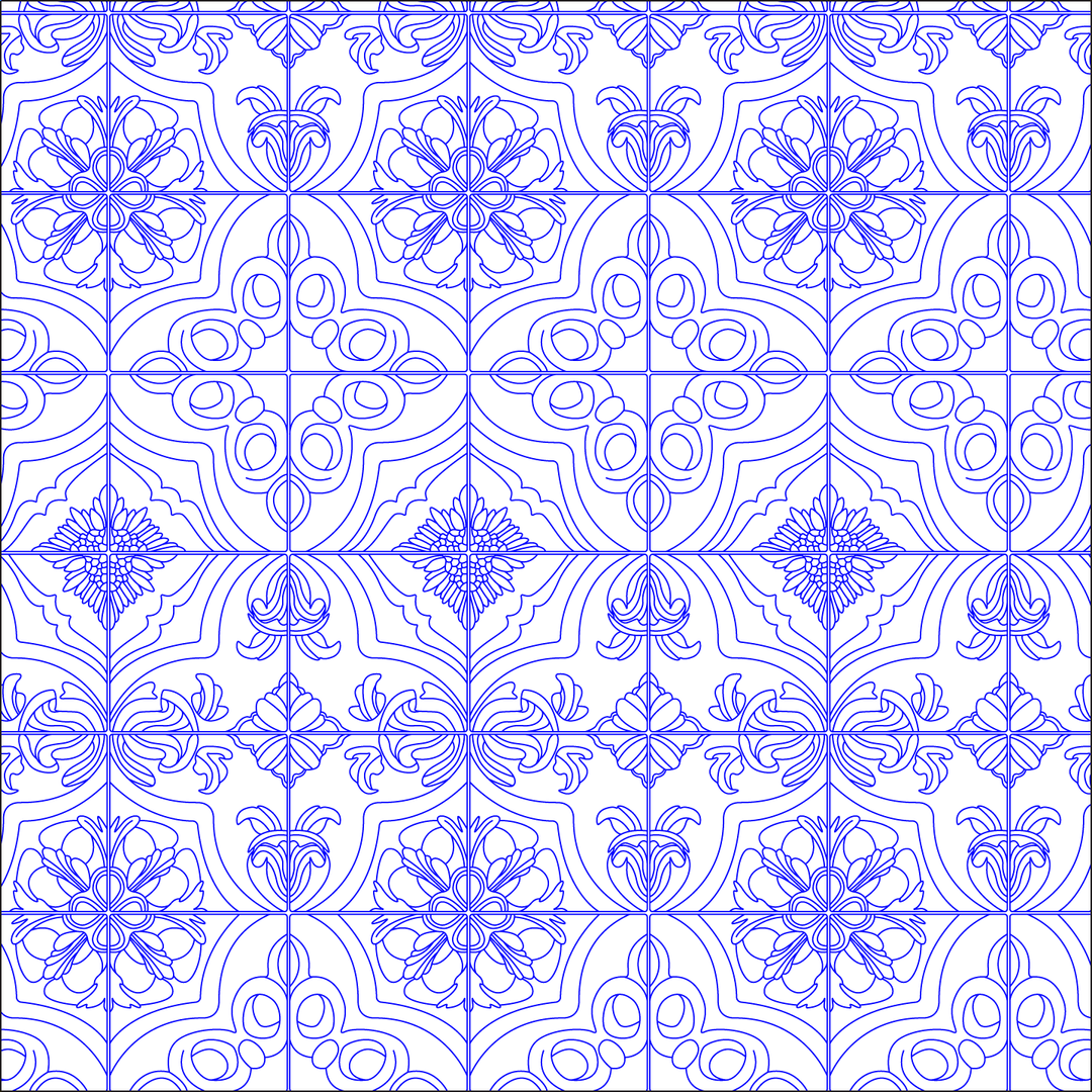Azulejo Tile Patterns for Adobe Illustrator