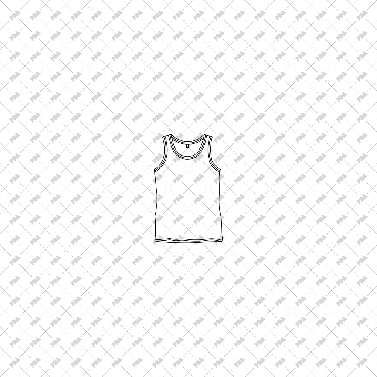 CAD, Vector Clothes in Top View