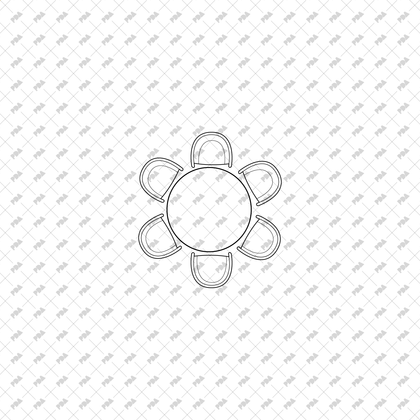 CAD, Vector, PNG Tables, Desks and Chairs in Top View
