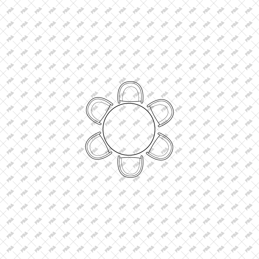 CAD, Vector, PNG Tables, Desks and Chairs in Top View
