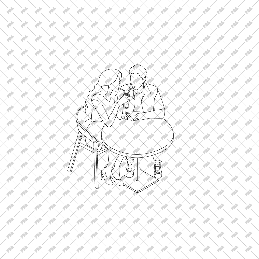 CAD, Vector Isometric Urban Furniture