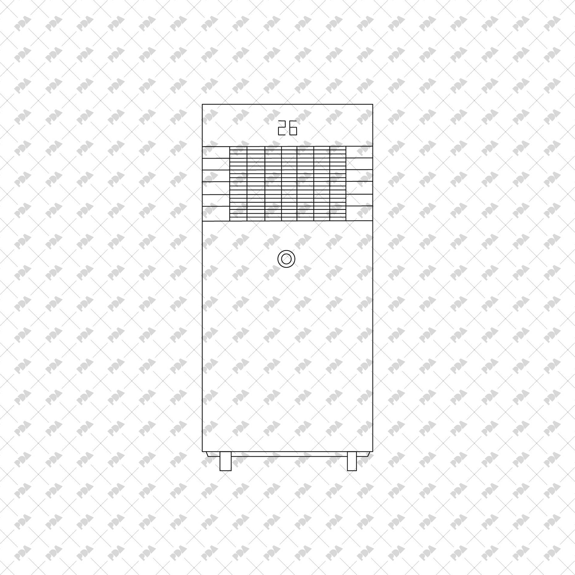 CAD, Vector Air Conditioners Set | Post Digital Architecture