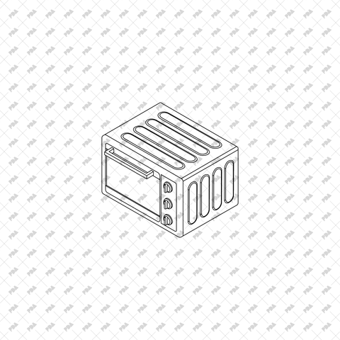 CAD, Vector Isometric Kitchen Appliances Set