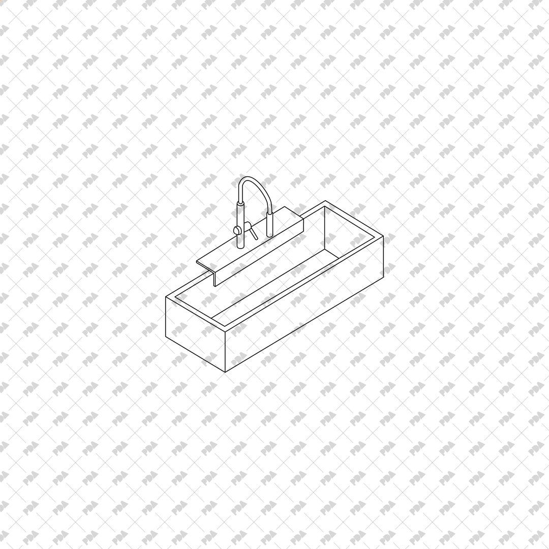 CAD, Vector Isometric Laundry Set