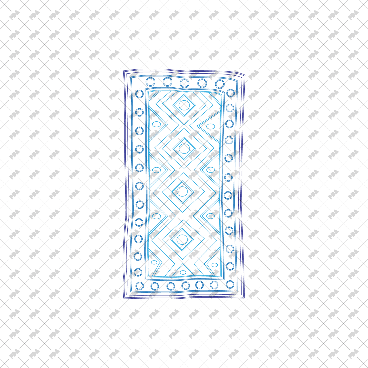 CAD, Vector, PNG Carpets and Rugs in Color and B/W