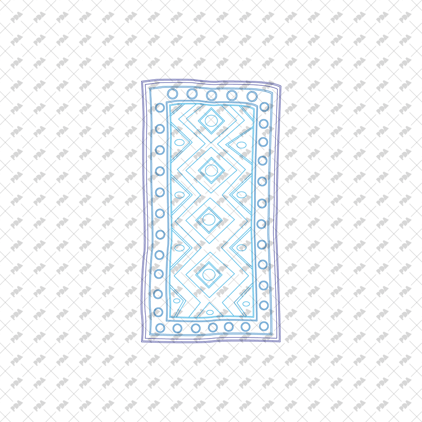 CAD, Vector, PNG Carpets and Rugs in Color and B/W