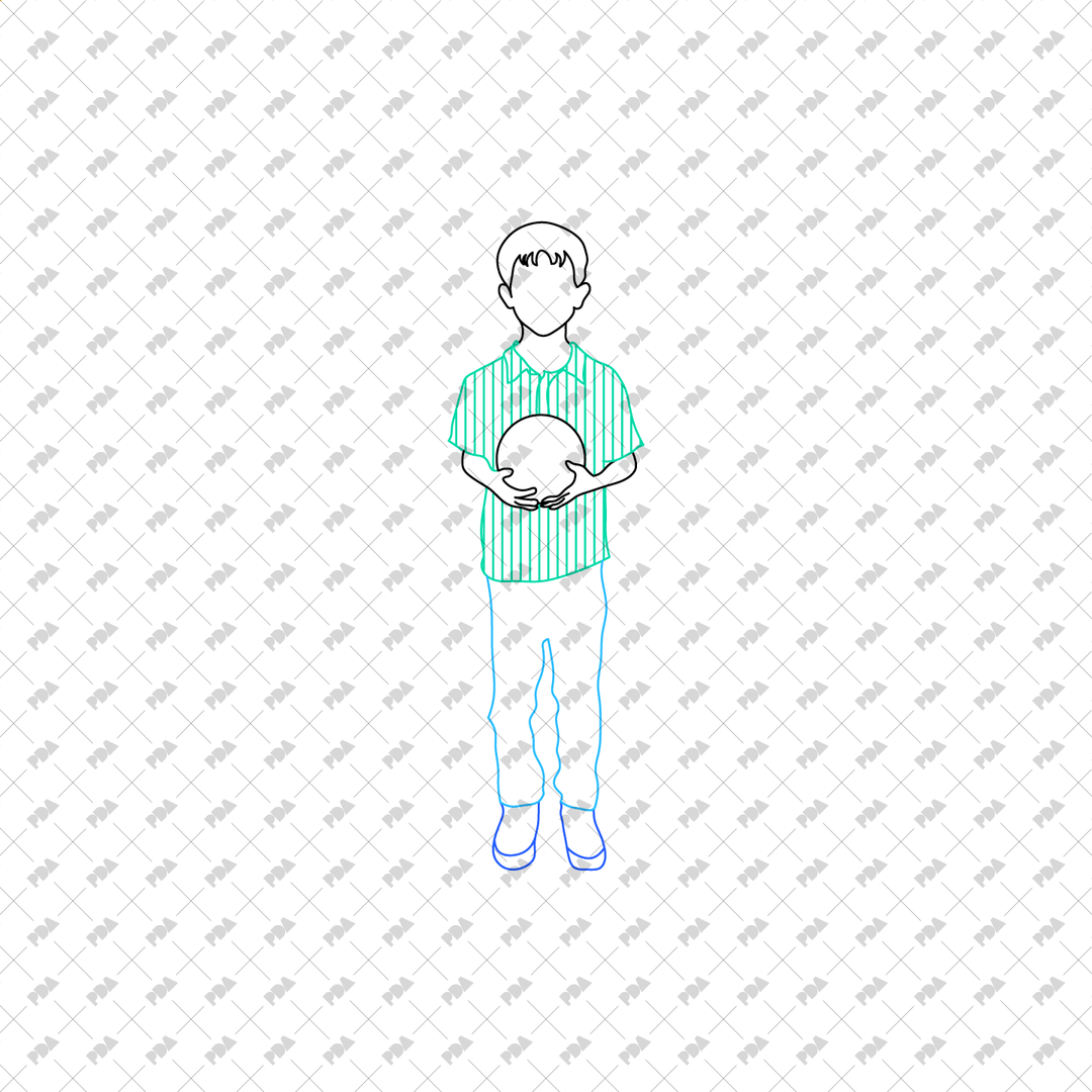 CAD, Vector, PNG Line-Art Characters