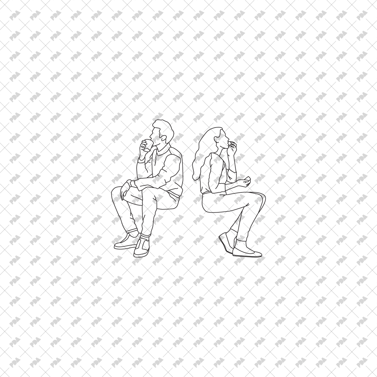 CAD, Vector Hand Drawn Characters Multi-Pack