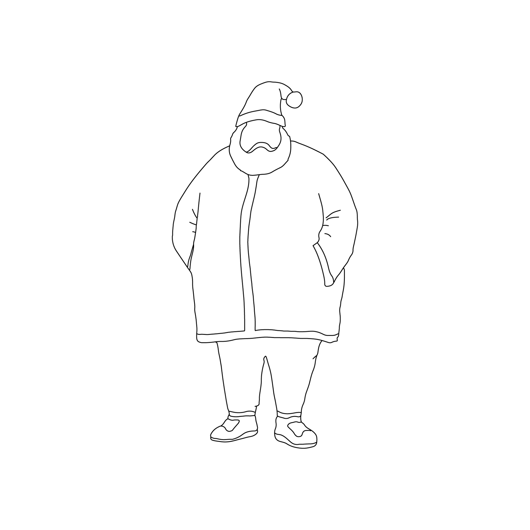 CAD, Vector Winter Fun Characters Set | Post Digital Architecture