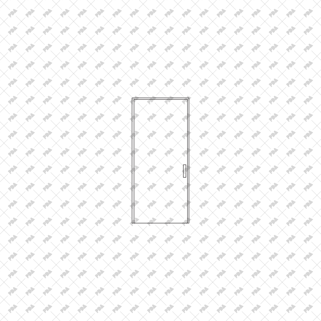 CAD Vector Doors Set for Architectural Drawings