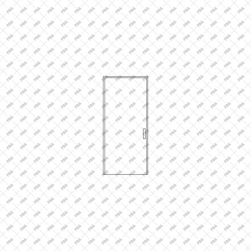 CAD Vector Doors Set for Architectural Drawings