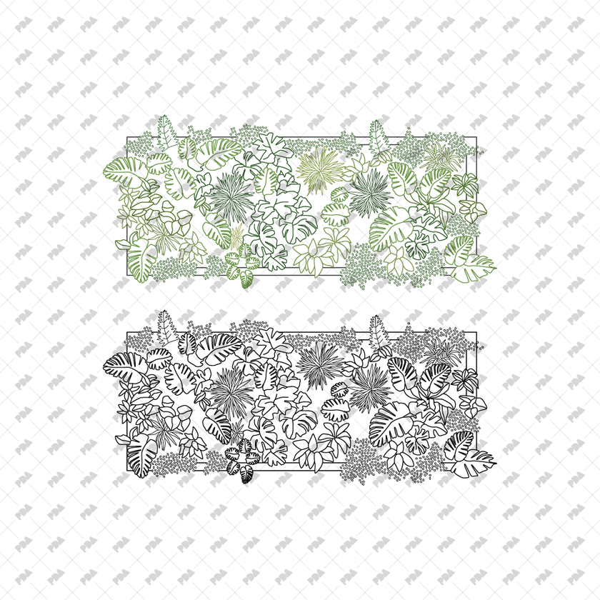 CAD & Vector Street Urban Planters: Top-View Illustrations – Post ...