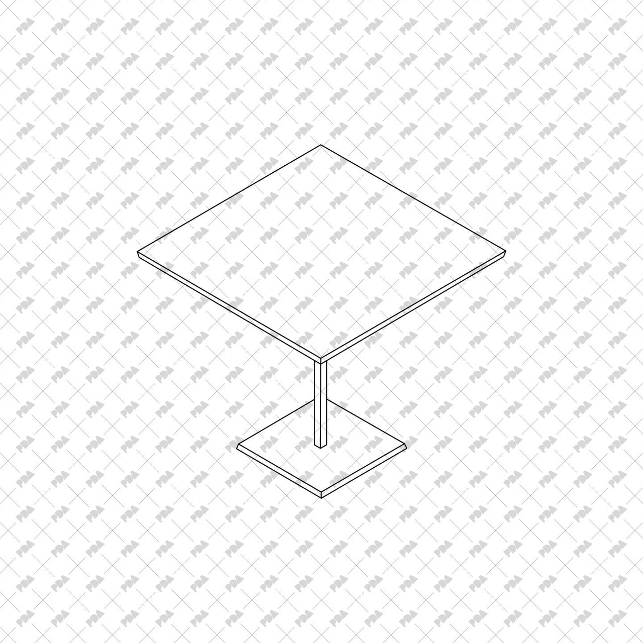 CAD, Vector Isometric Bar and Restaurant Furniture – Post Digital ...