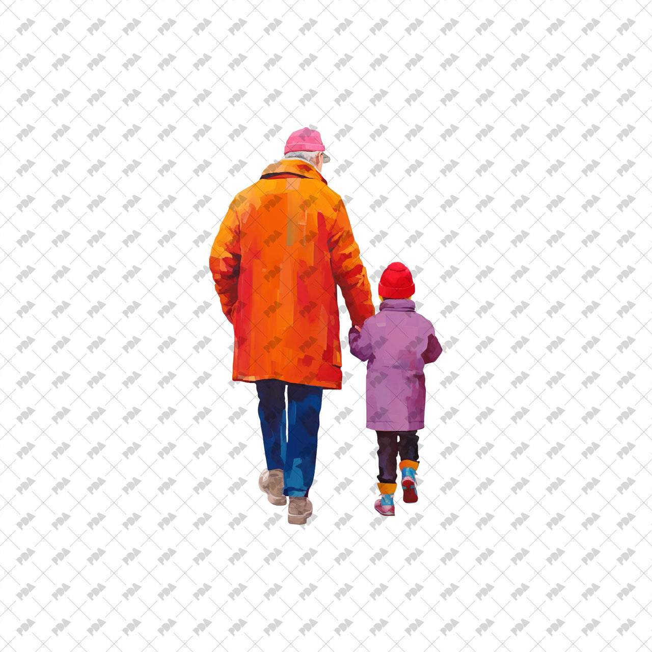 PNG Post Digital Collage Winter Duos Set