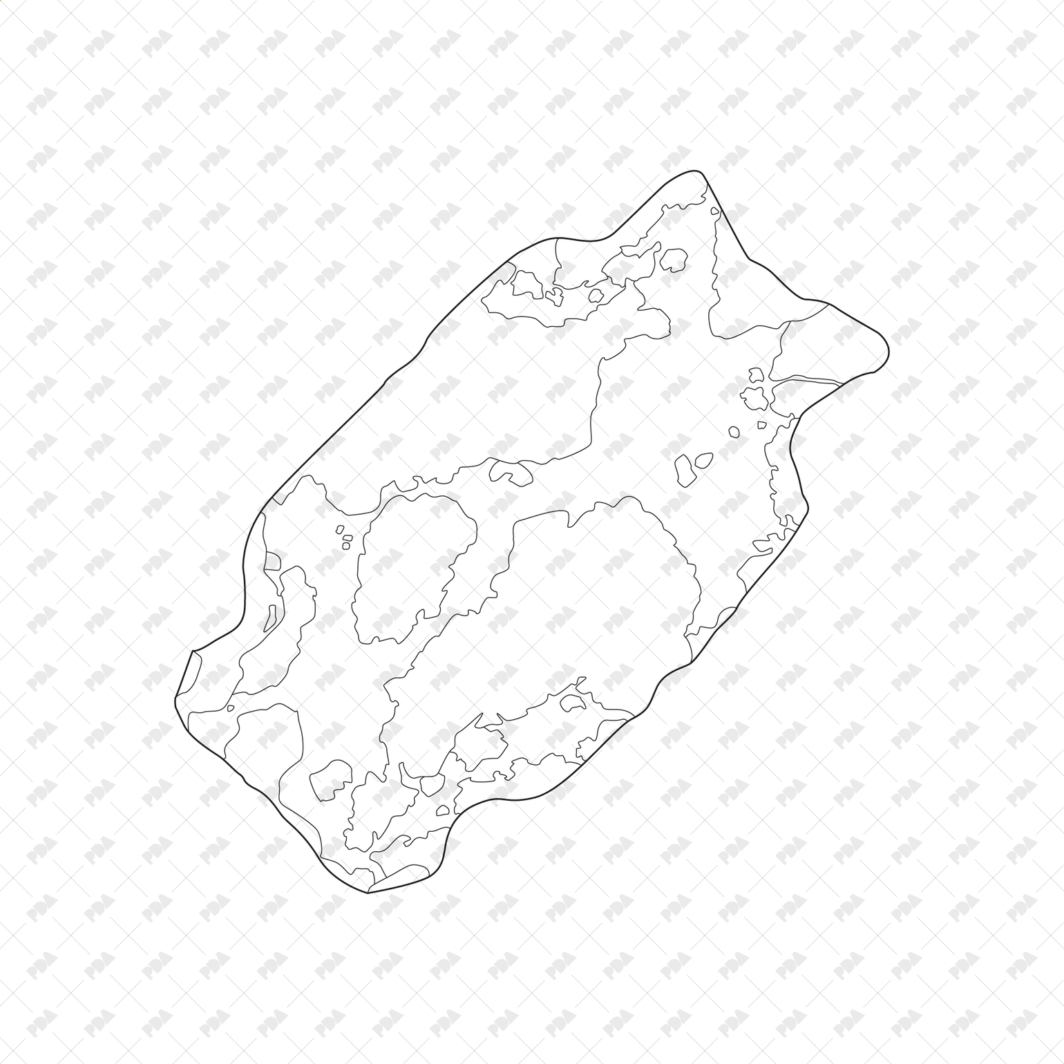 CAD, Vector Fake Animal Skin Carpets and Rugs Set