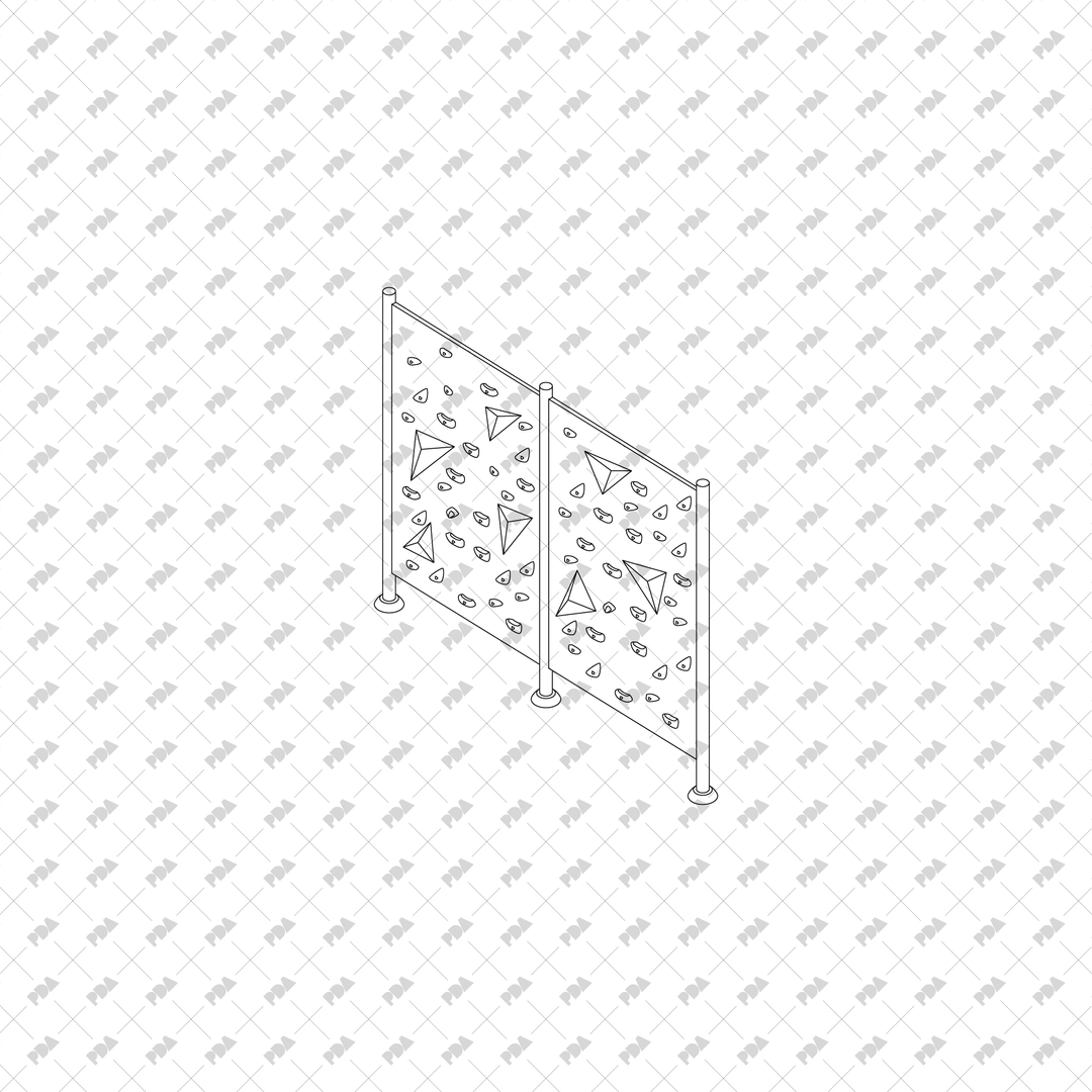CAD, Vector Isometric Parkour and Climbing Equipment Set | Post Digital ...