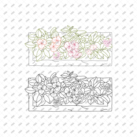 CAD & Vector Street Urban Planters: Top-View Illustrations