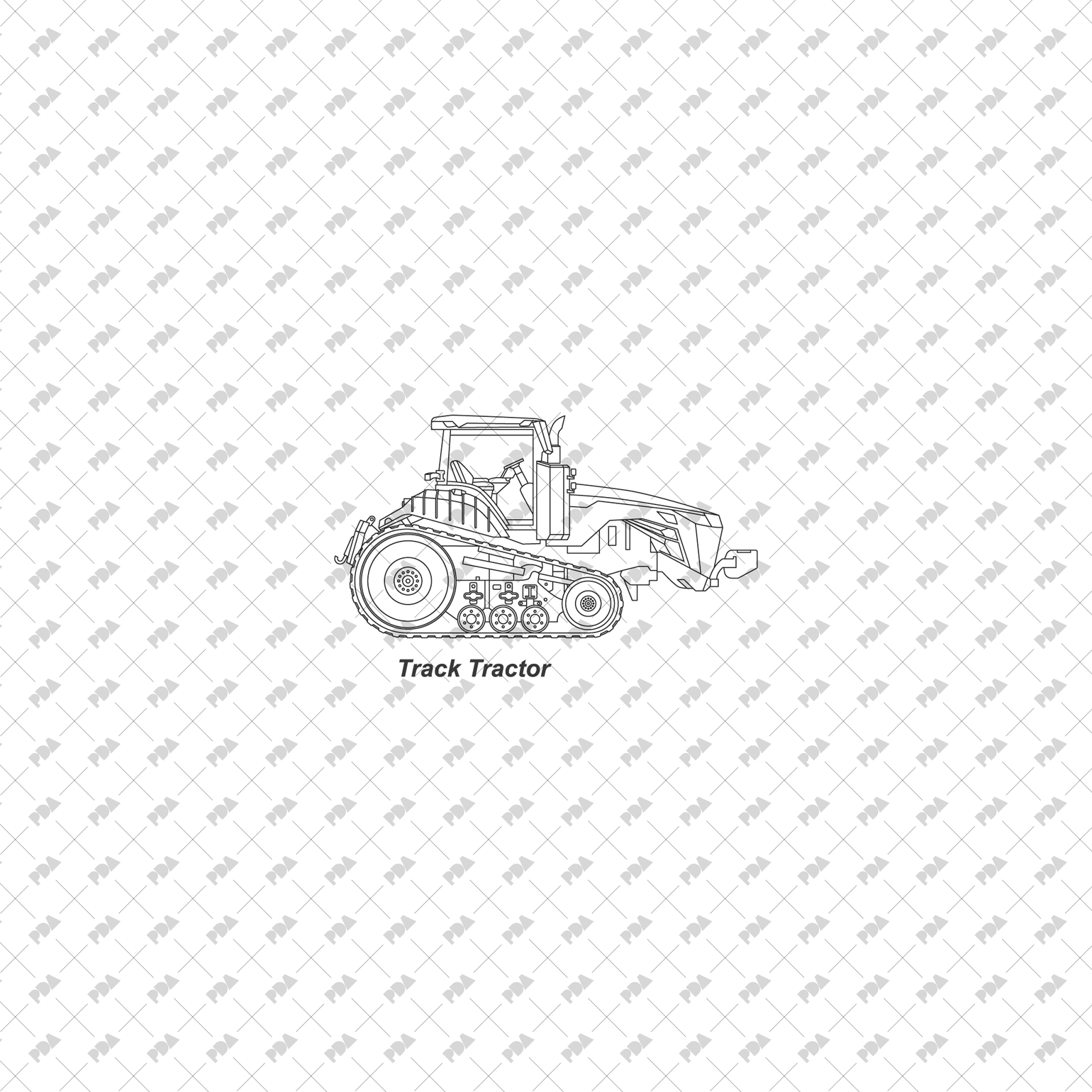 CAD, Vector Farm Vehicles Set | Post Digital Architecture
