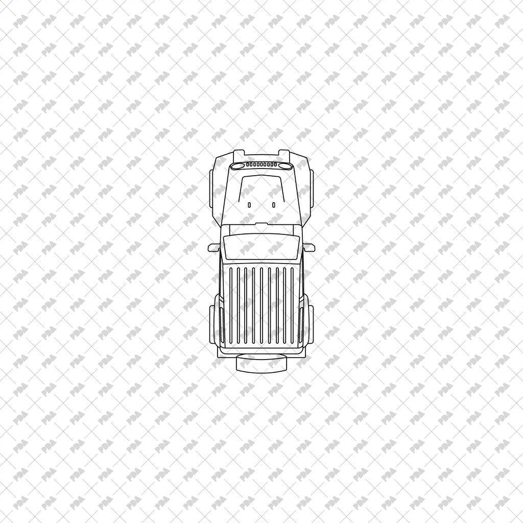 CAD, Vector Vehicles in Top View | Post Digital Architecture