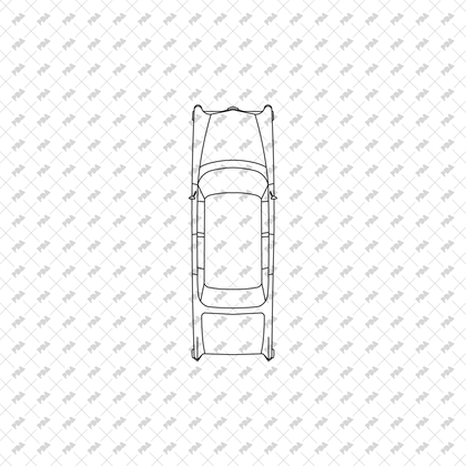 CAD, Vector Vehicles in Top View